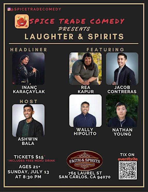 Comedy Night With Spice Trade: Laughter & Spirits | San Carlos Life
